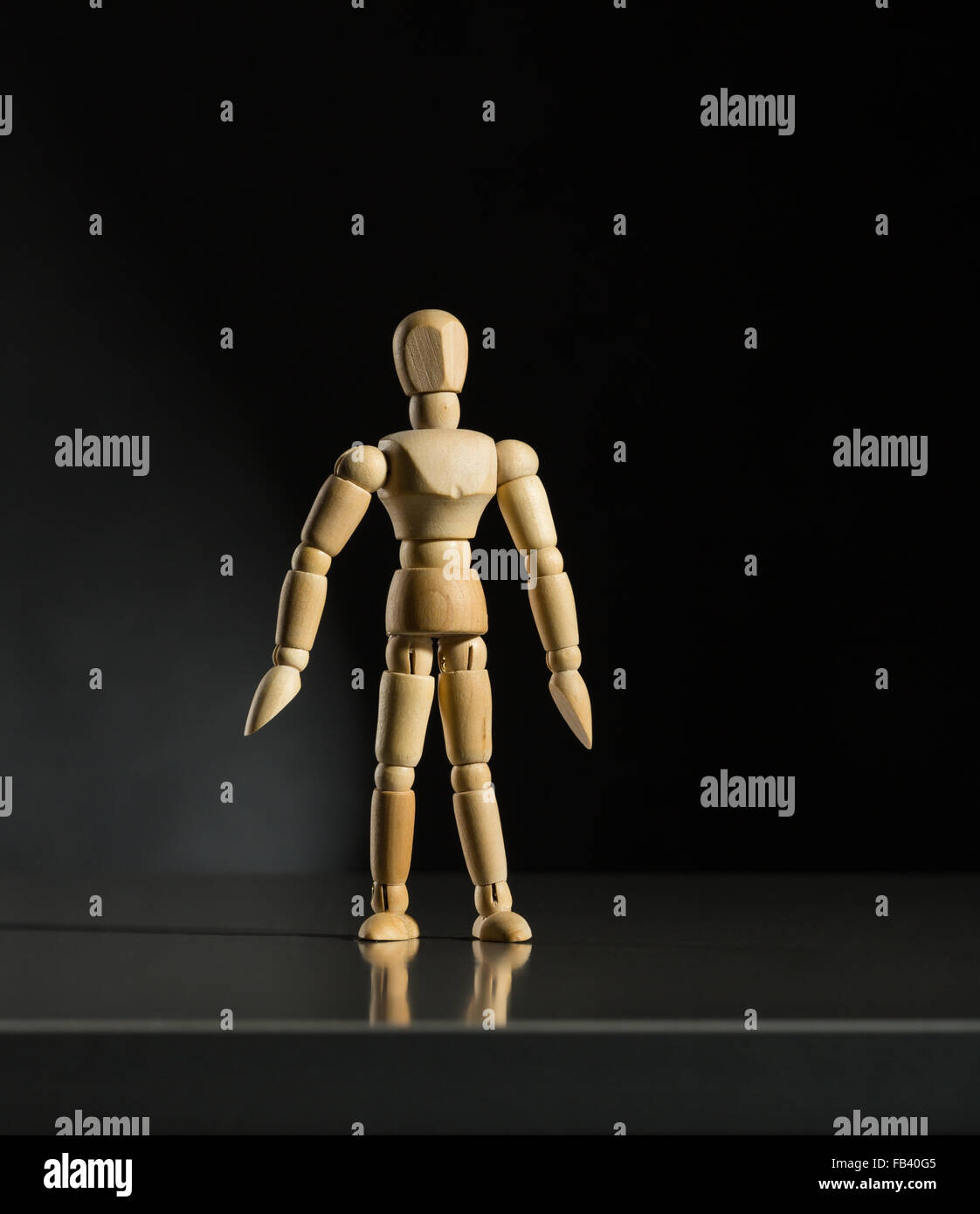 Human wood manikin Stock Photo - Alamy