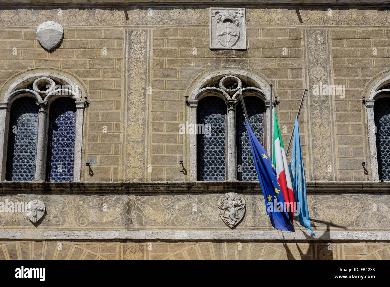 Flags of pienza hi-res stock photography and images - Alamy