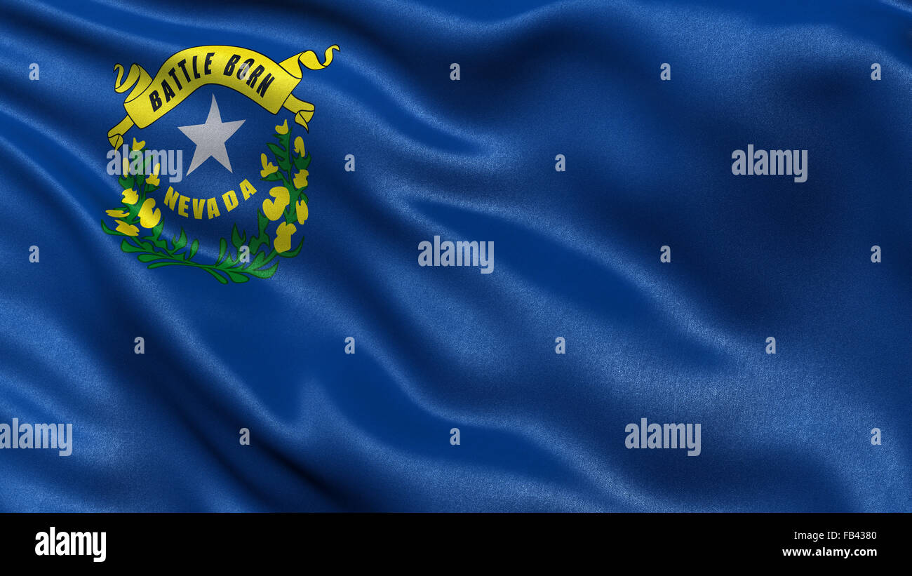 US state flag of Nevada Stock Photo - Alamy