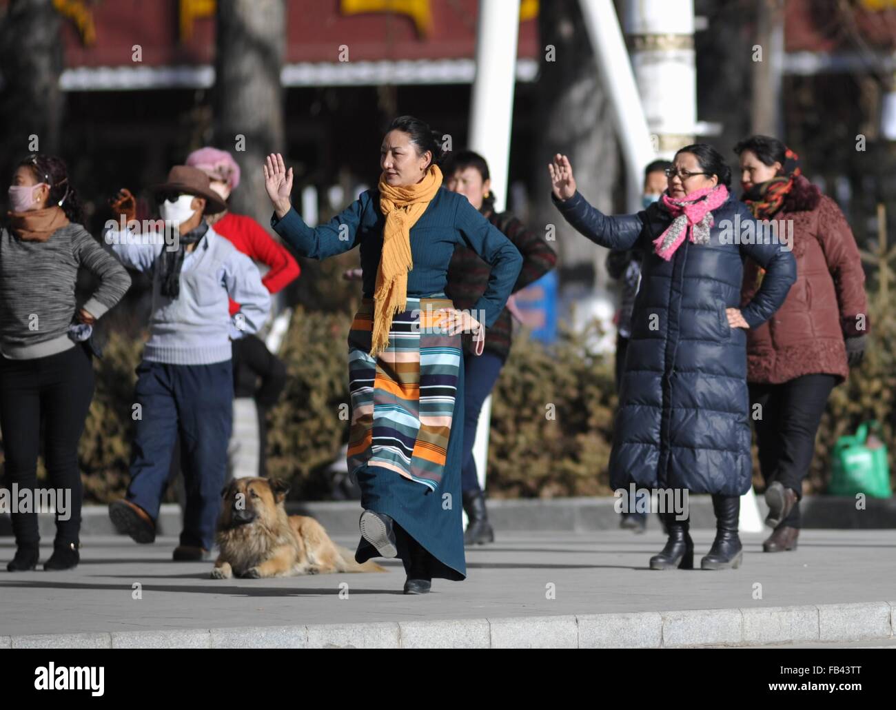 Lhasa public square hi-res stock photography and images - Alamy