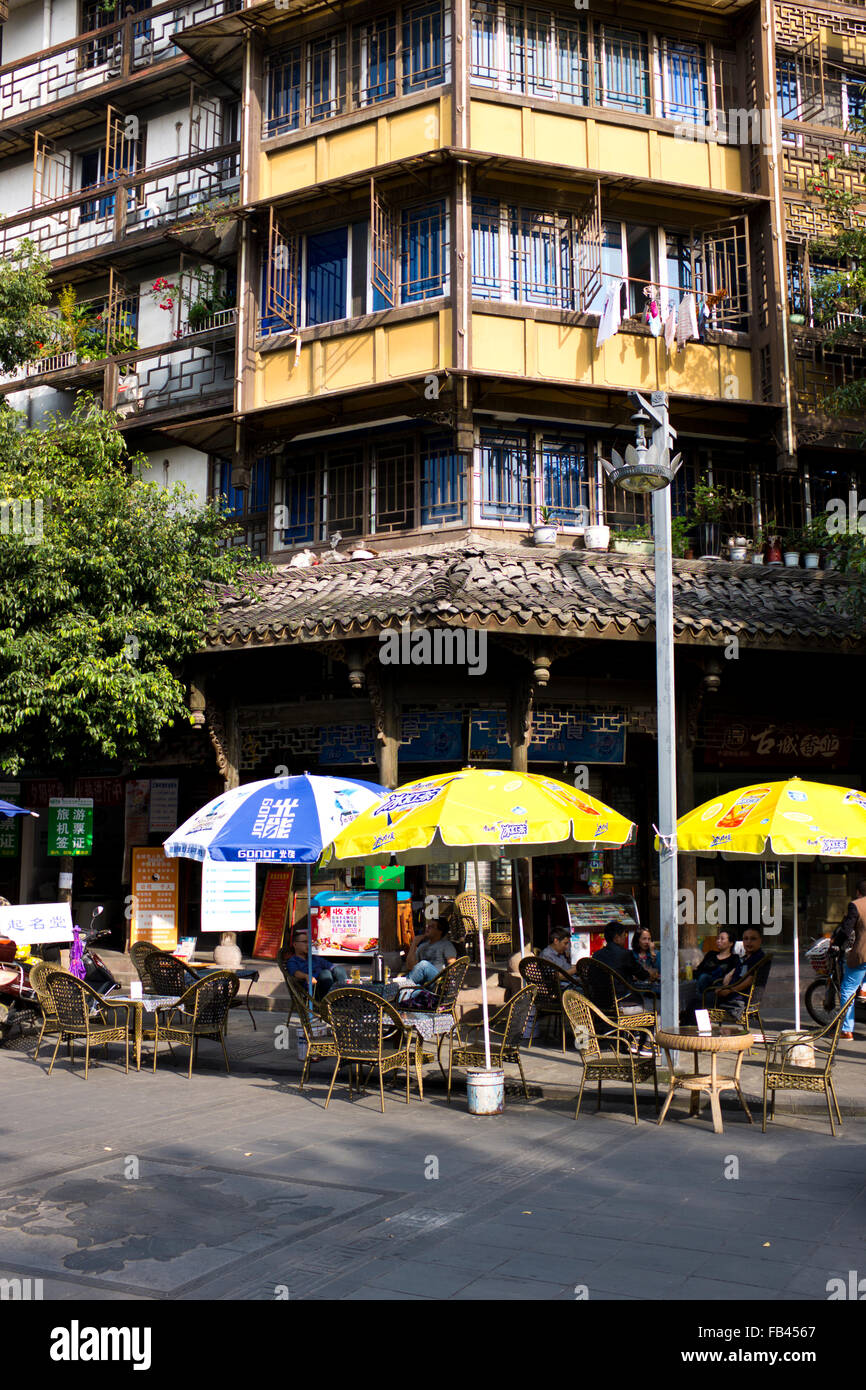 Chengdu City Centre,Tea Houses,Antique Shops,Ancient Old Town Capital ...