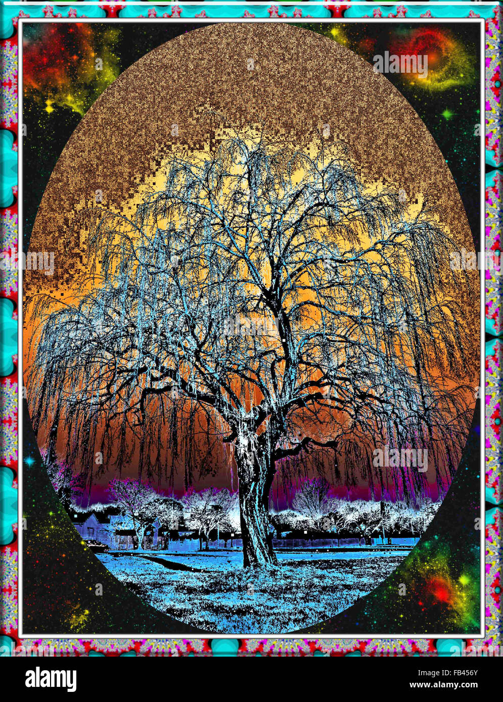 An artistic rendition of the tree of life Stock Photo - Alamy