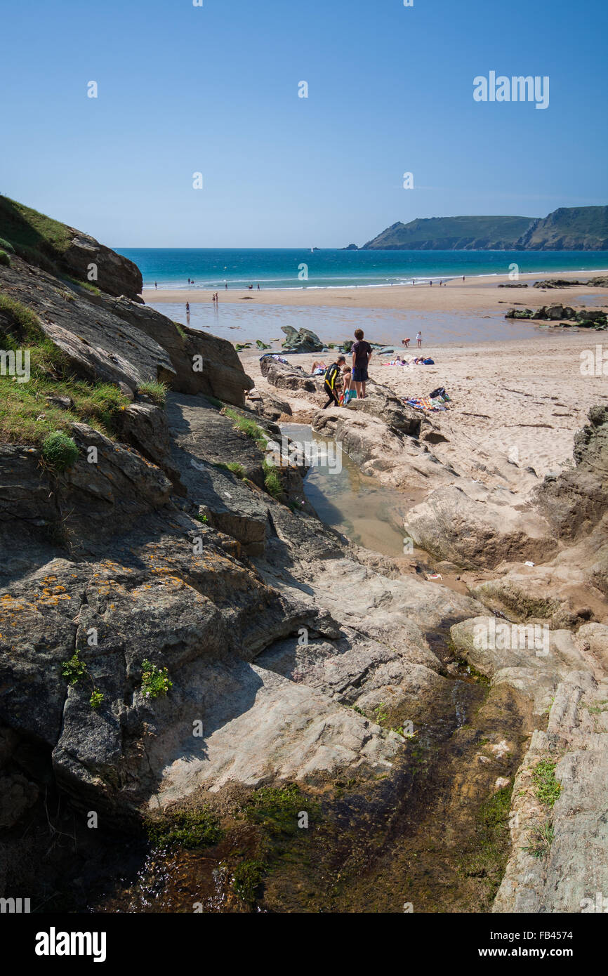Gara Rock Beach Devon High Resolution Stock Photography and Images - Alamy