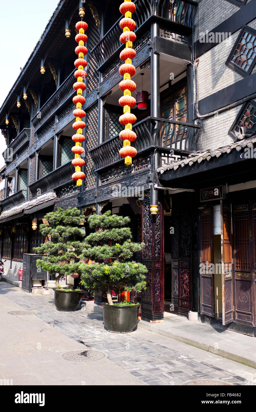 Chengdu City Centre,Tea Houses,Antique Shops,Ancient Old Town Capital ...