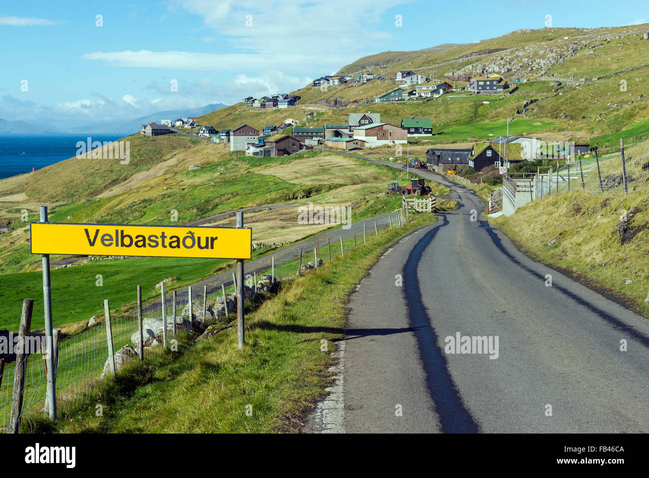 Village on the Faeroes Stock Photo - Alamy