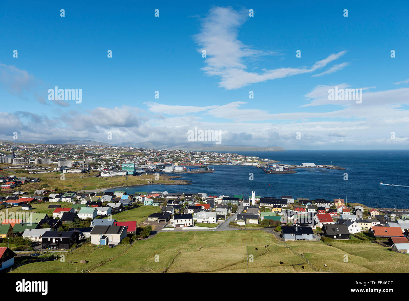 Coastal landscape on faeroes hi-res stock photography and images - Alamy