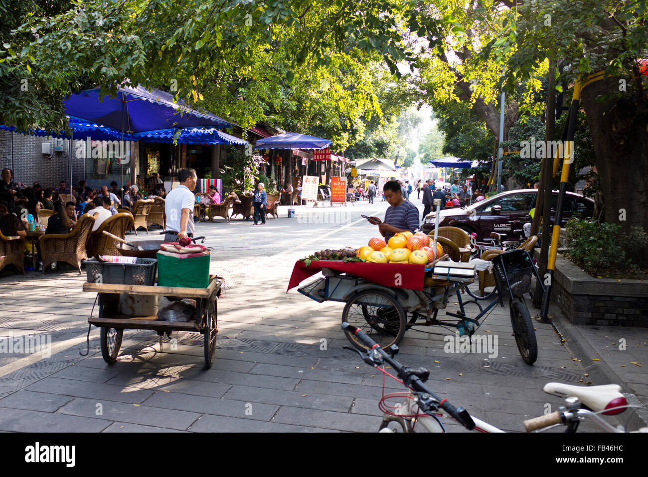 Chengdu City Centre,Tea Houses,Antique Shops,Ancient Old Town Capital ...