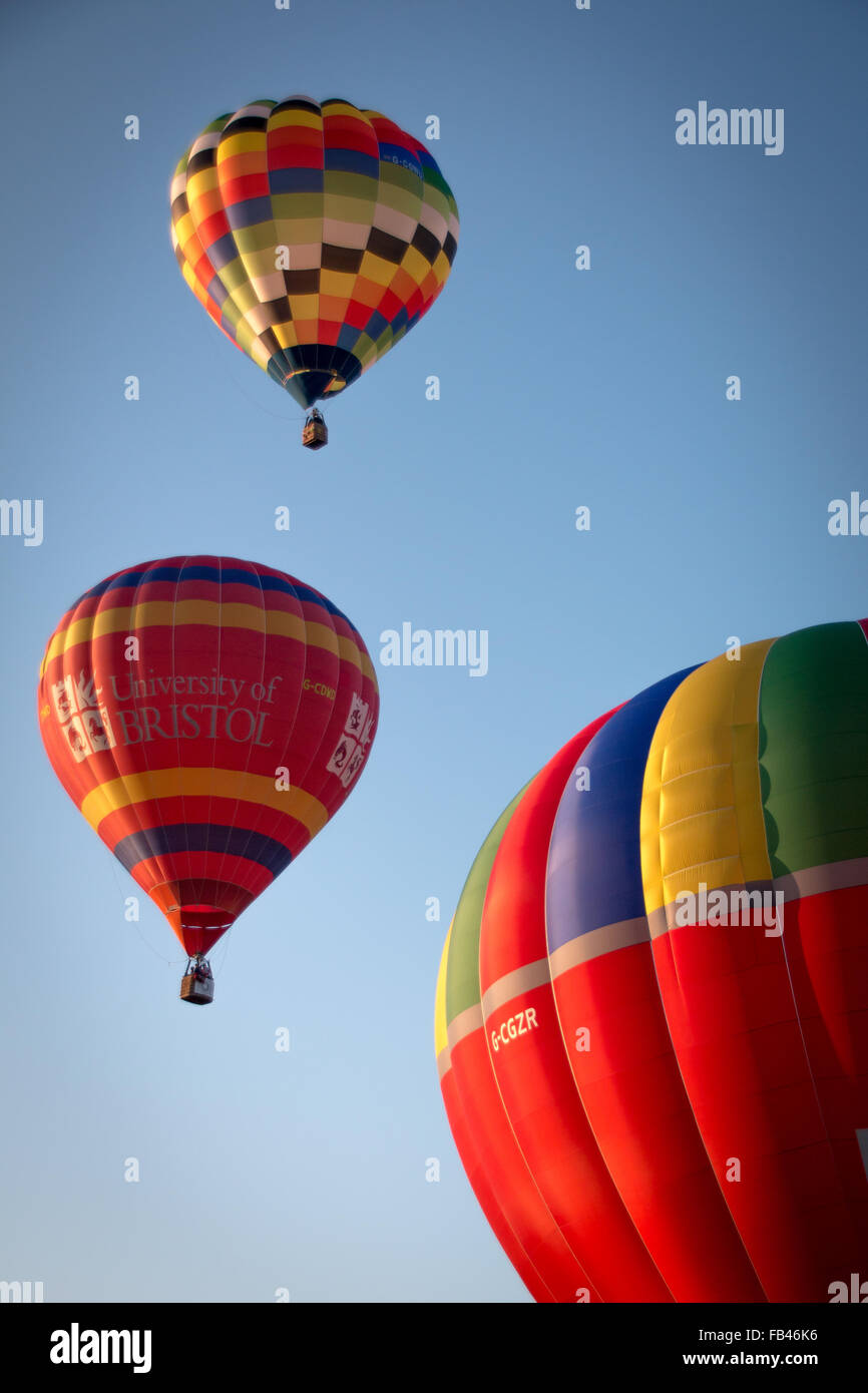 Bristol Balloon Fiesta at Ashton Court Estate Stock Photo - Alamy