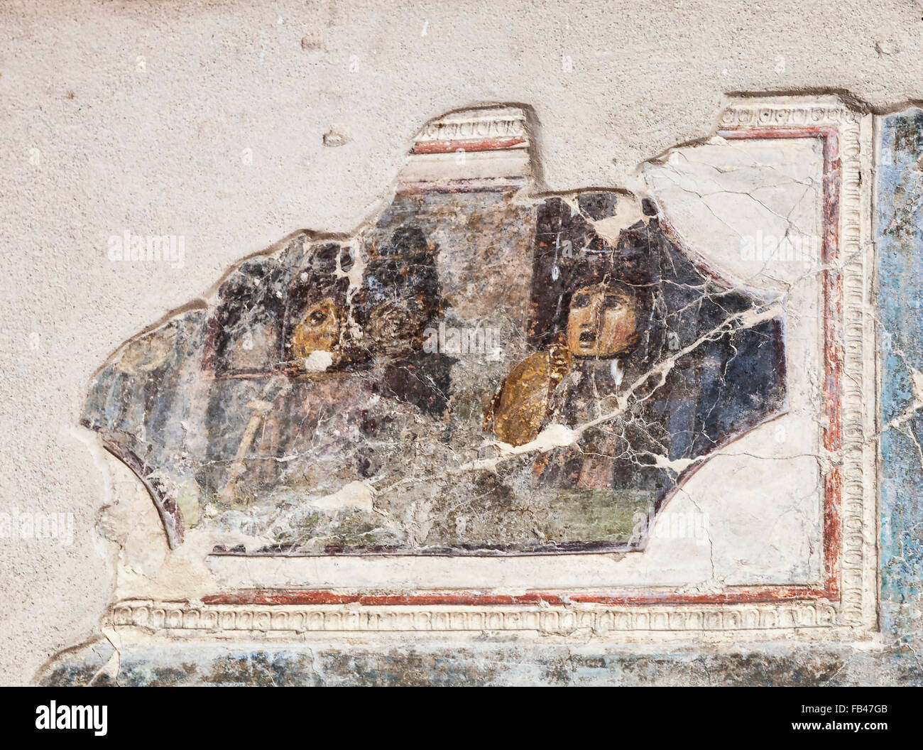 Pompeii ruins fresco hi-res stock photography and images - Alamy