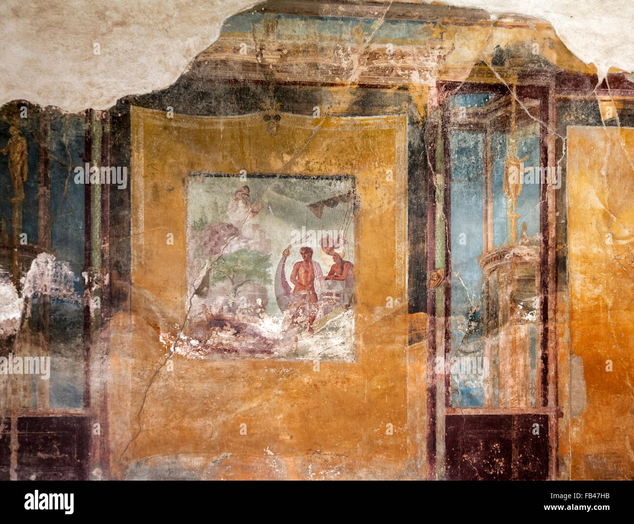 Fresco in pompeii hi-res stock photography and images - Alamy