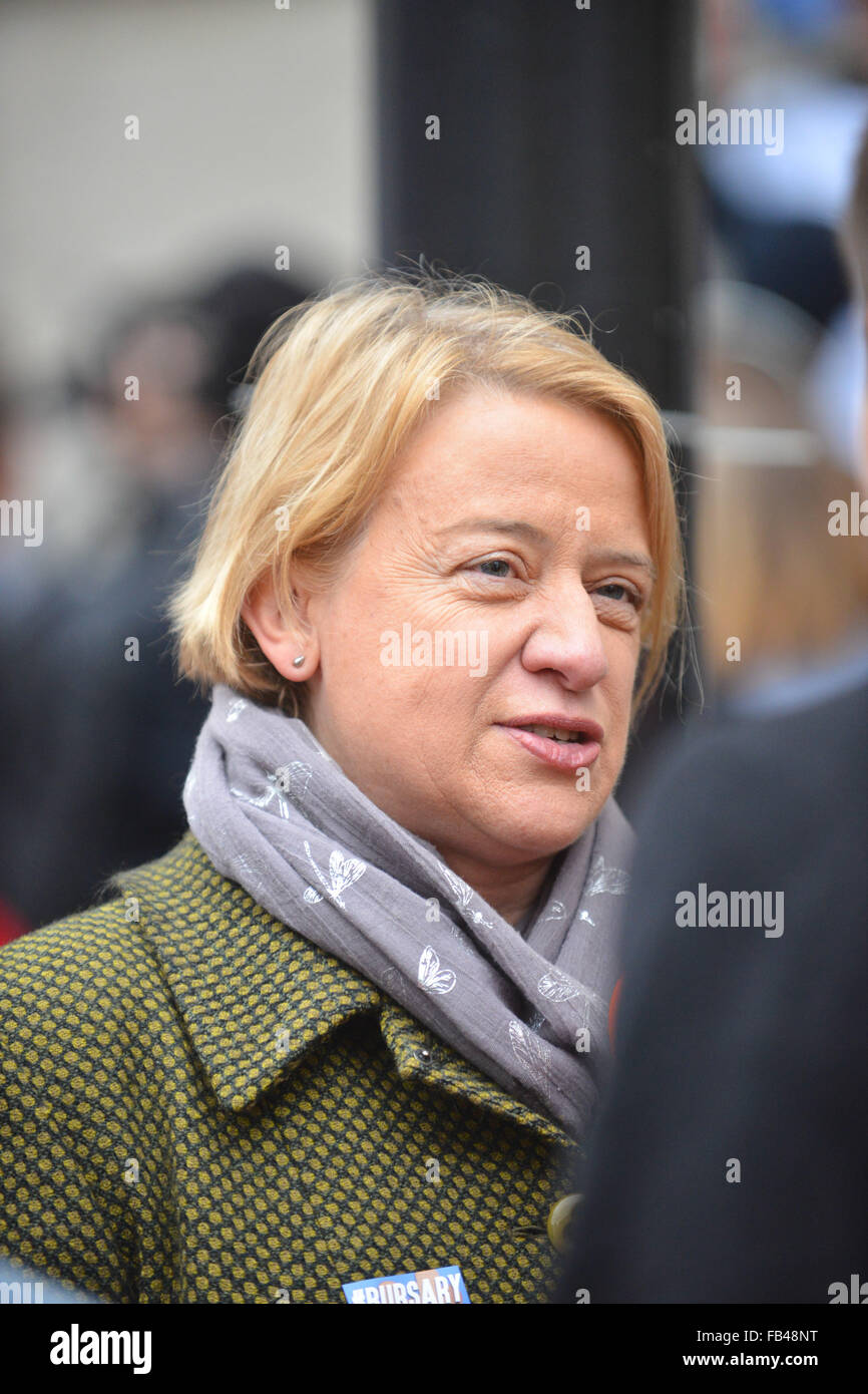 London, UK. 9th January 2016. Student Nurses stage a protest march ...