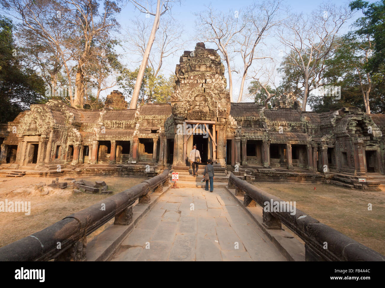 Ancient Khmer architecture. Ta Prohm temple Stock Photo - Alamy