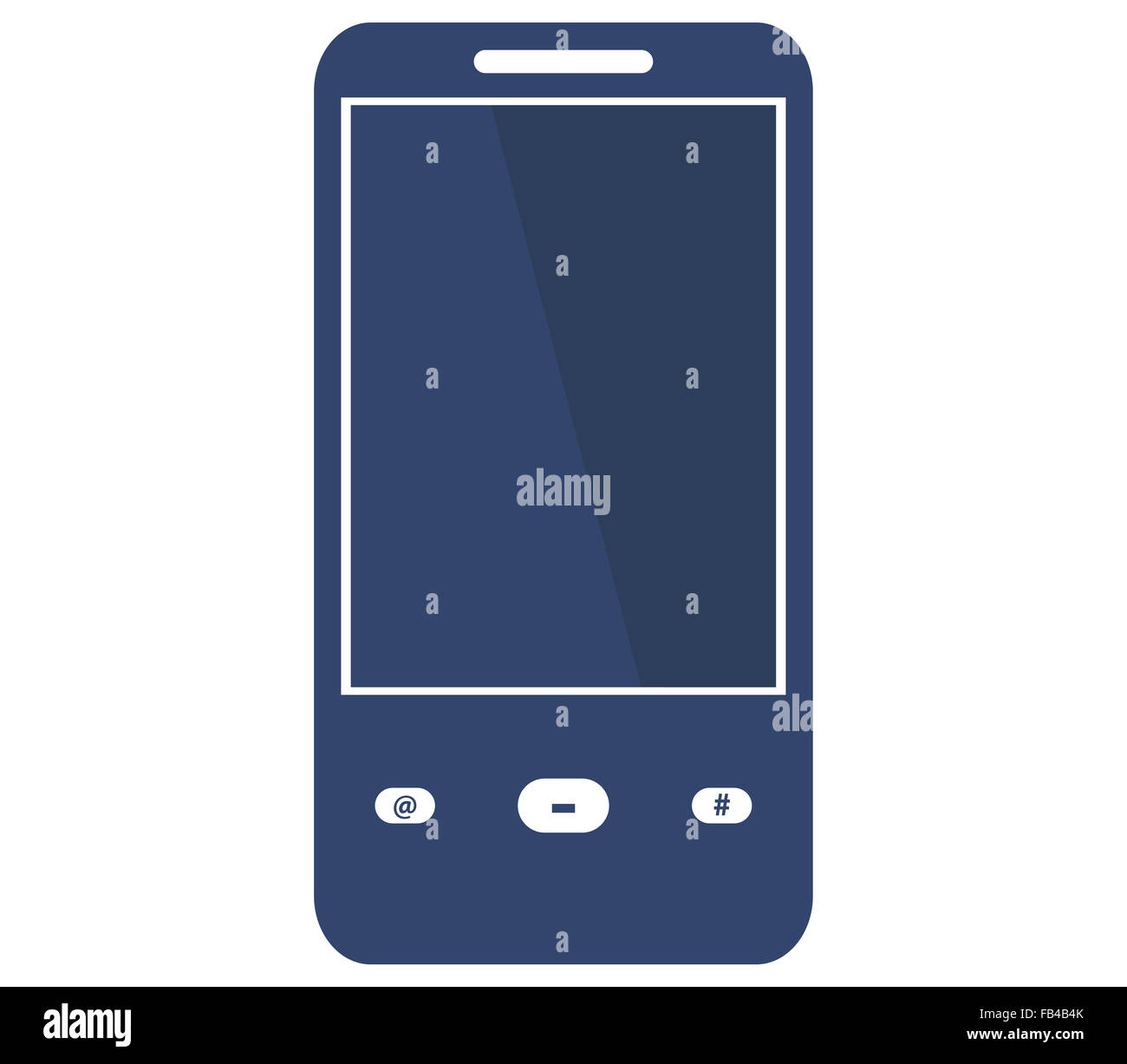 cell illustrated on a white background Stock Photo - Alamy