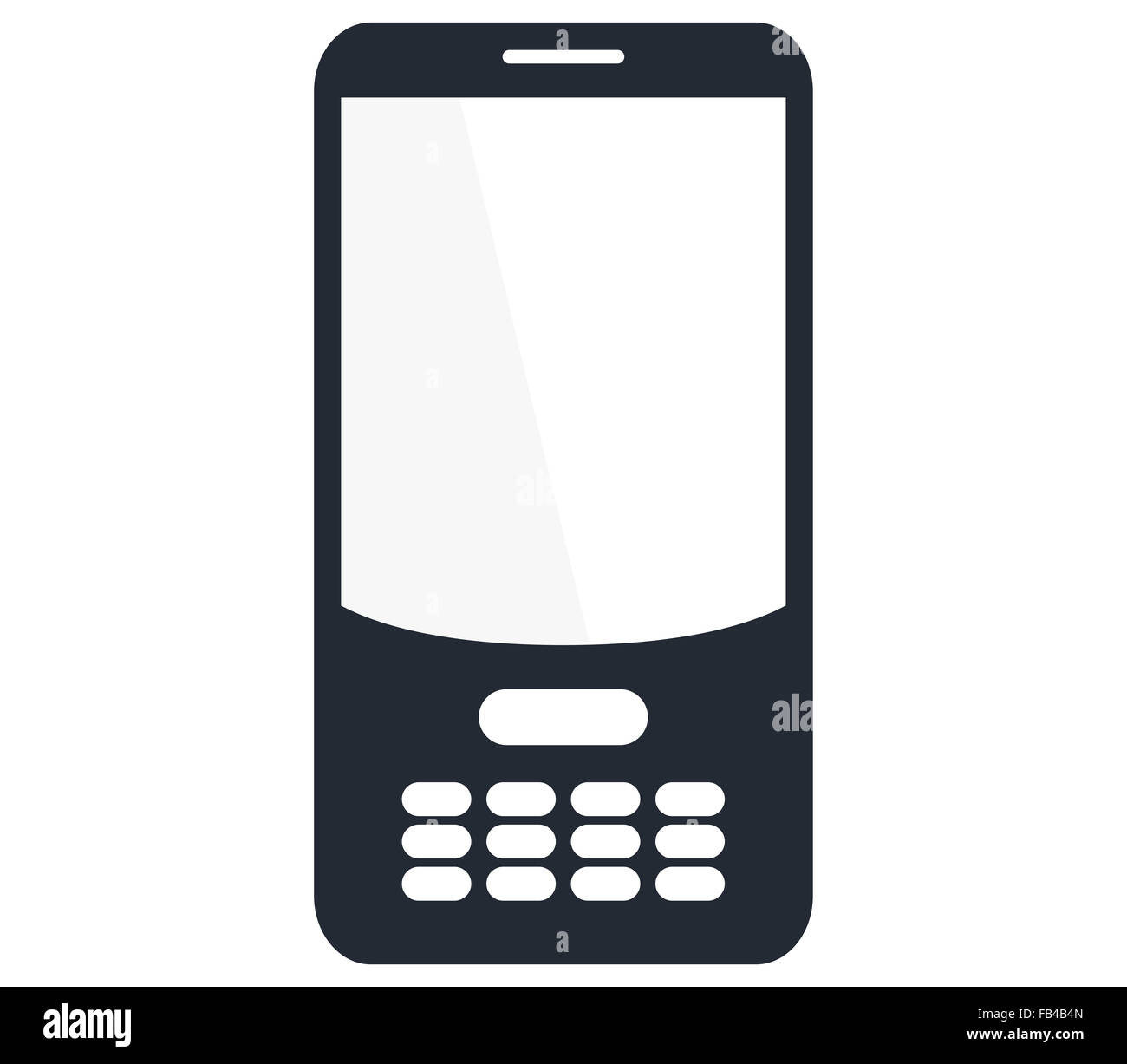 cell illustrated on a white background Stock Photo - Alamy