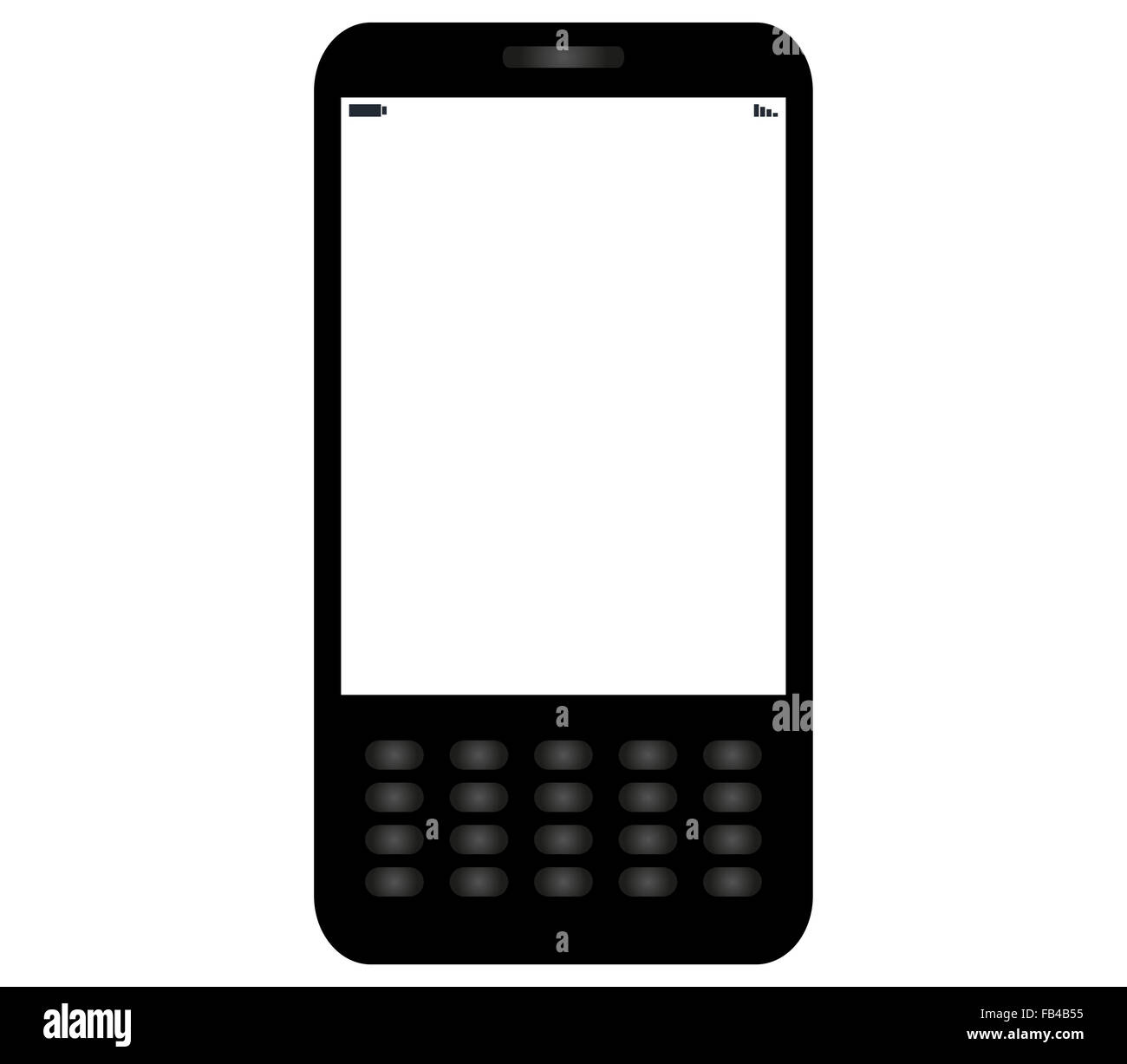 cell illustrated on a white background Stock Photo - Alamy