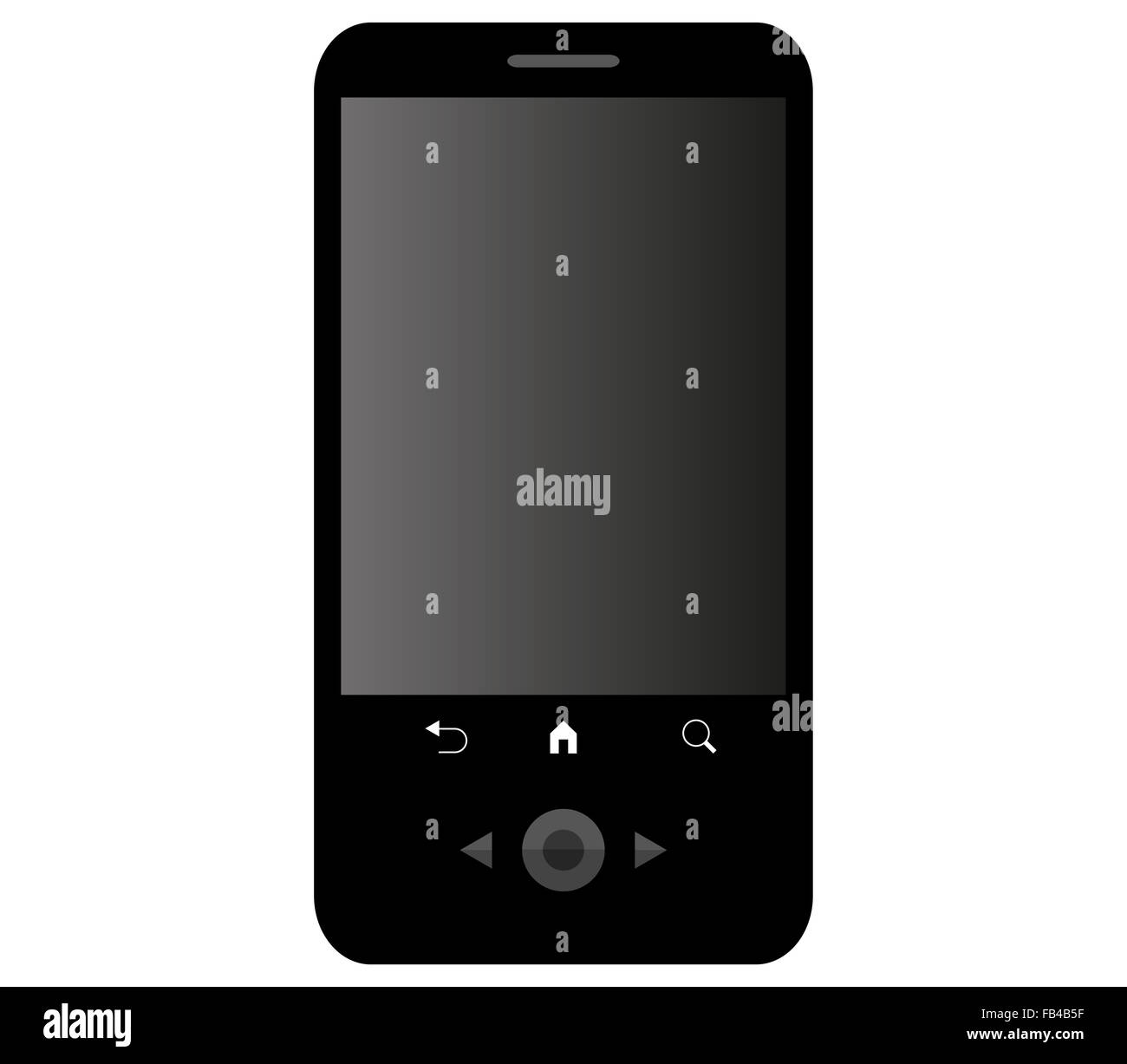 cell illustrated on a white background Stock Photo - Alamy