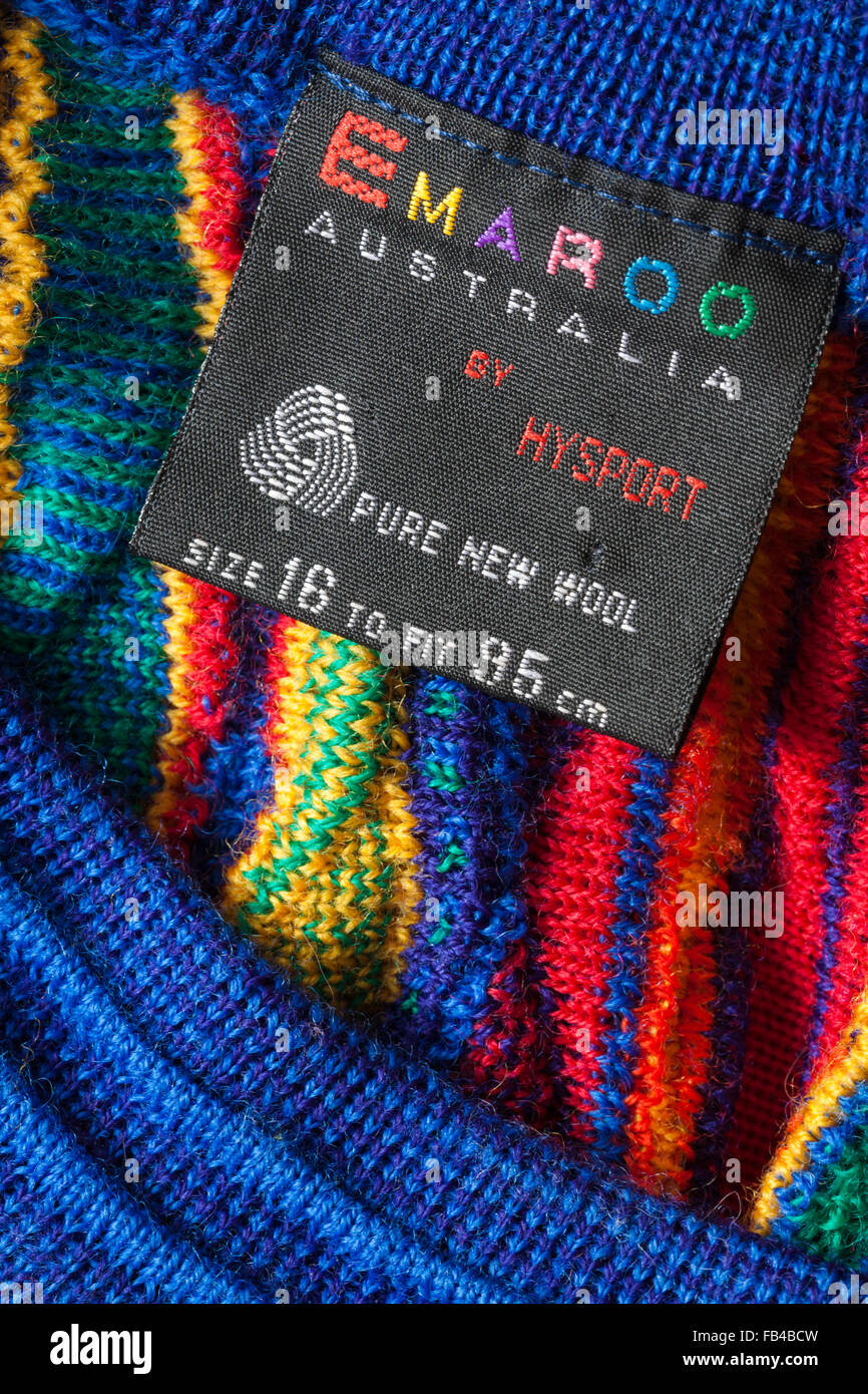 Pure new wool logo hi-res stock photography and images - Alamy