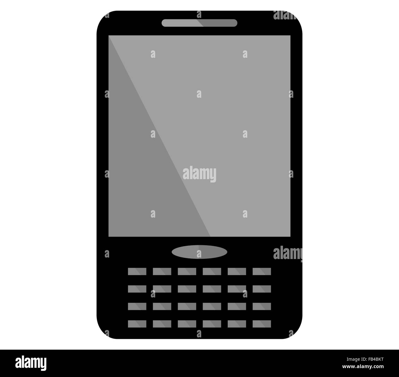cell illustrated on a white background Stock Photo - Alamy