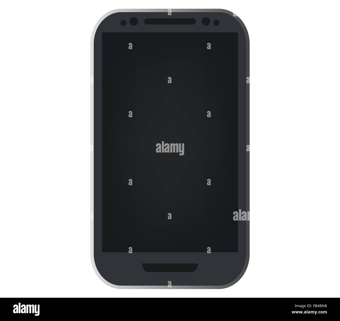 cell illustrated on a white background Stock Photo - Alamy