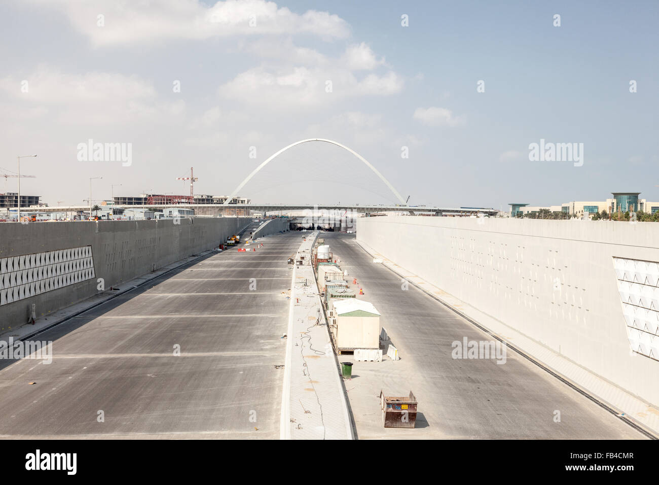 New highway construction in Doha, Qatar Stock Photo - Alamy