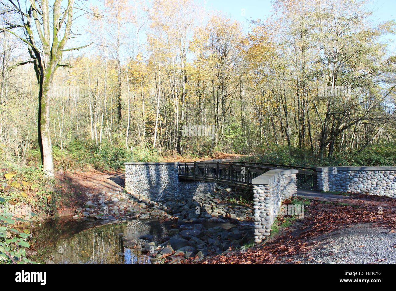 Bridge Over Water Stock Photo - Alamy