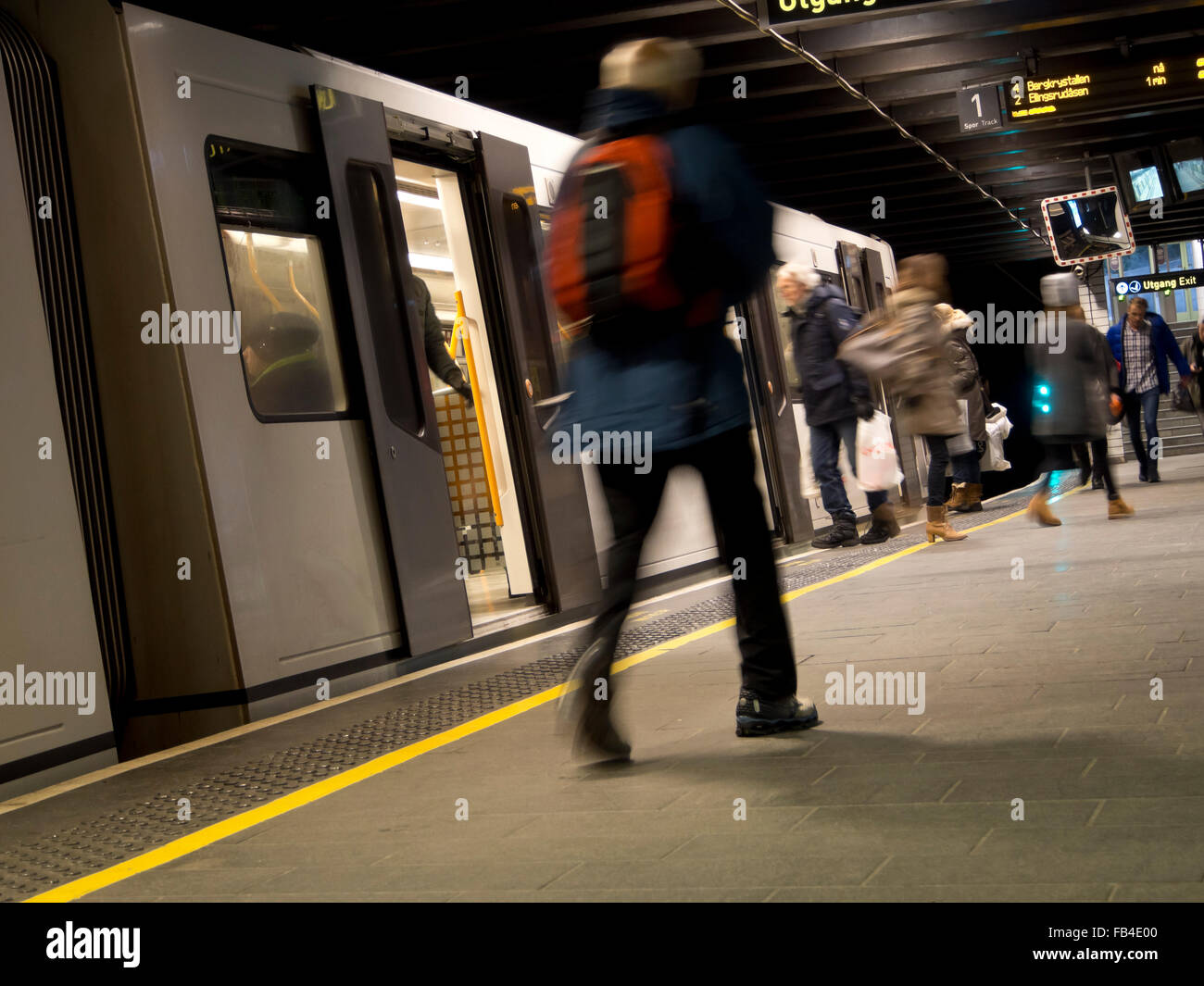 The Norwegian capital Oslo has an effective and expanding subway system ...