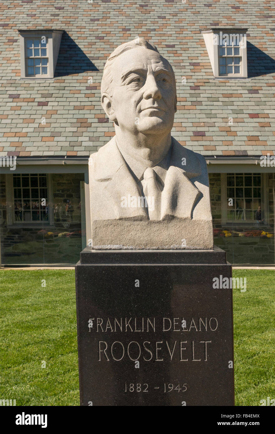 Franklin D Roosevelt presidential library and museum Stock Photo - Alamy