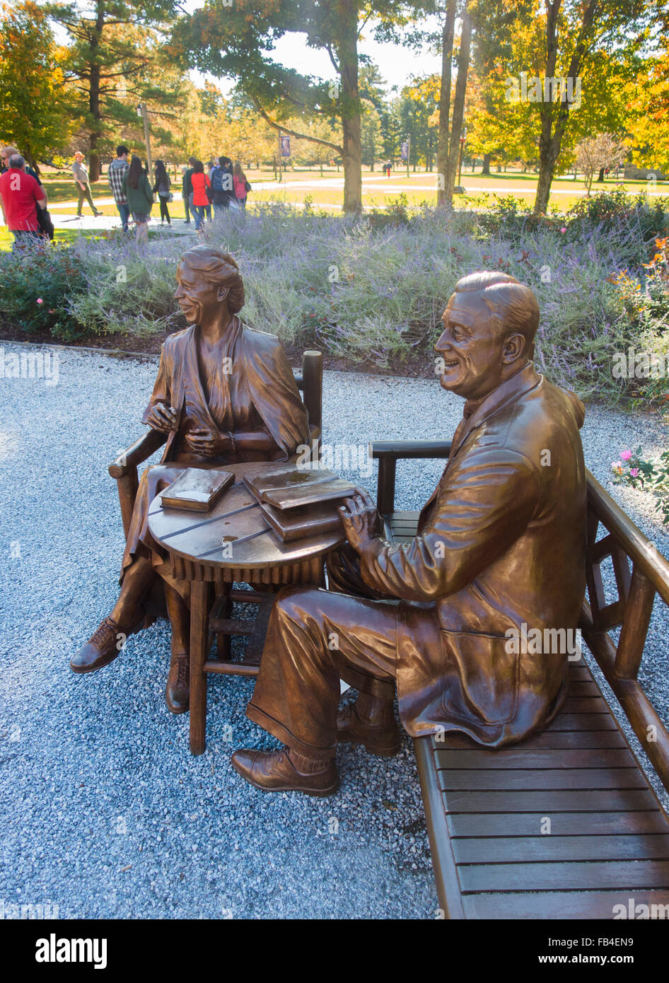 Franklin D Roosevelt presidential library and museum Stock Photo - Alamy