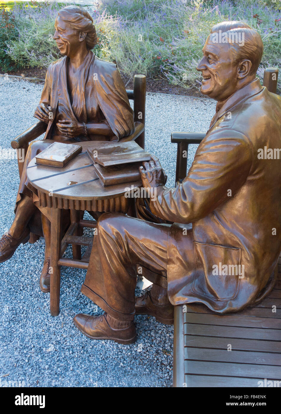 Franklin D Roosevelt presidential library and museum Stock Photo - Alamy