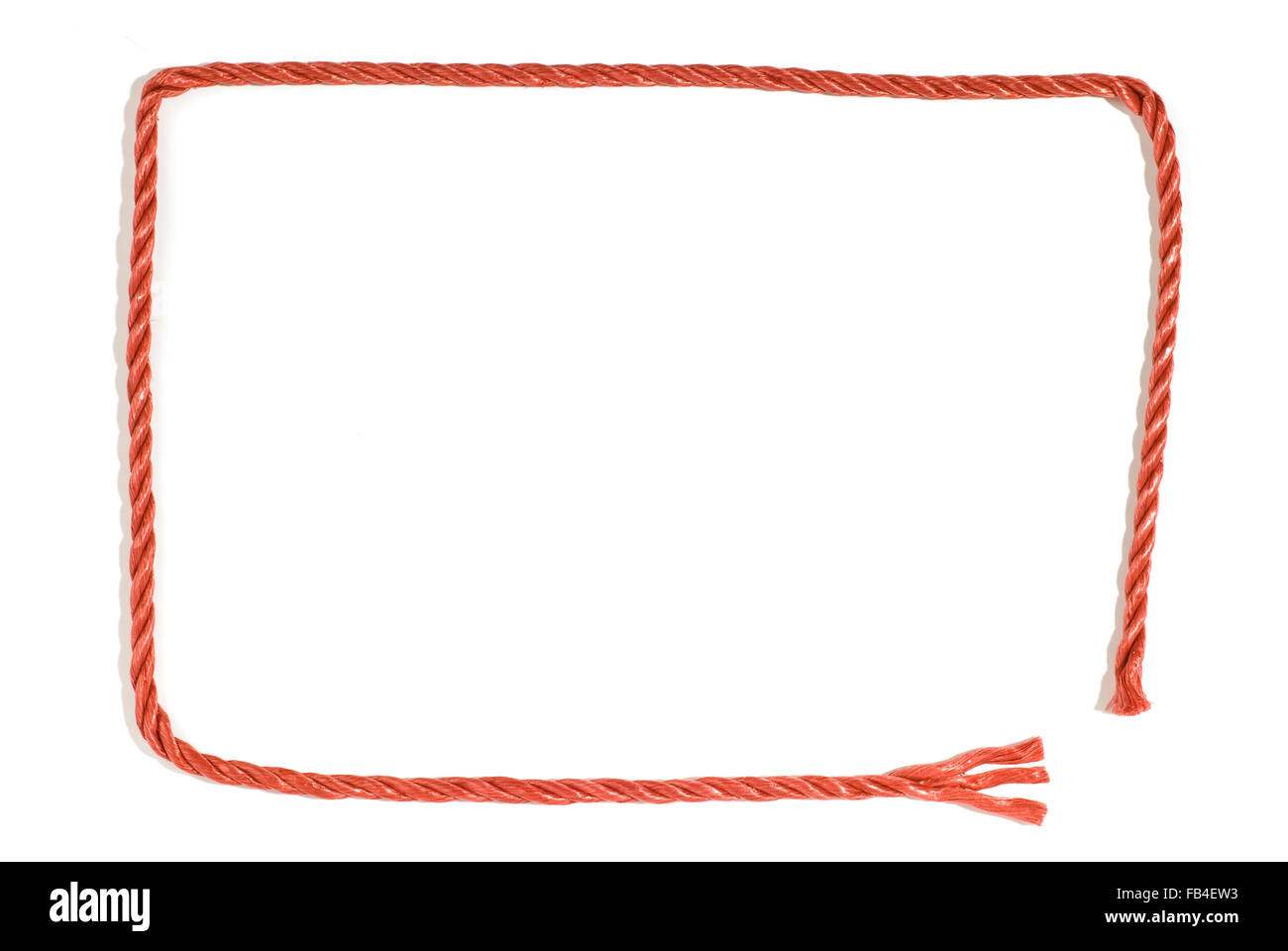 Red Rope Border Stock Photo - Alamy