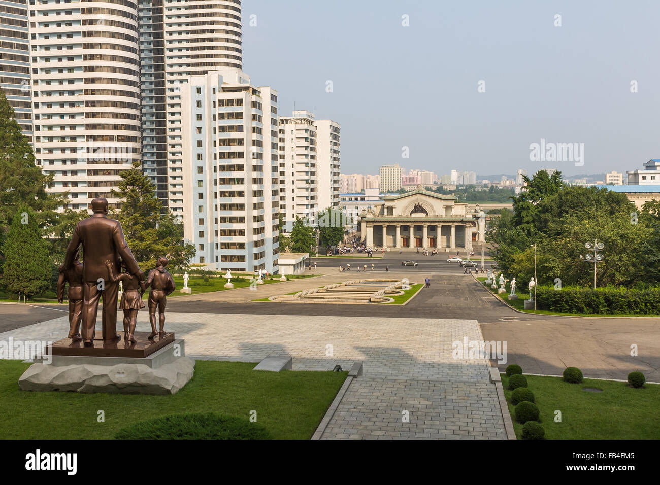 View of the city Pyongyang. North Korea Stock Photo - Alamy