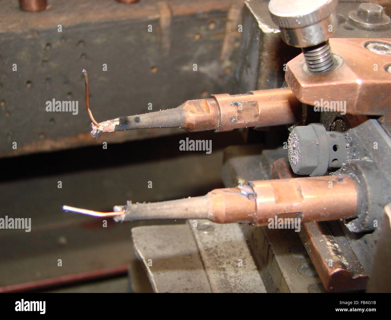 Copper electrocontacts of the equipment. Current carrying elements ...