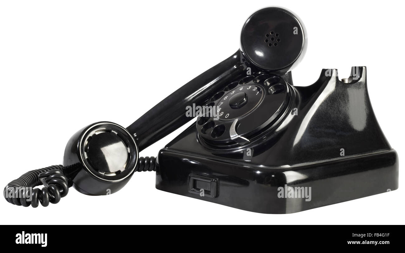 Old bakelite telephone hi-res stock photography and images - Alamy