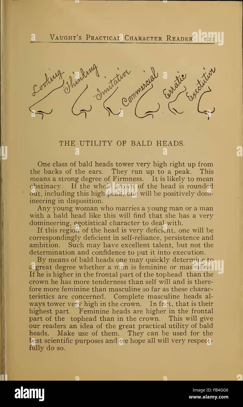 Vaught's practical character reader by L. A. Vaught ...Published 1902 ...
