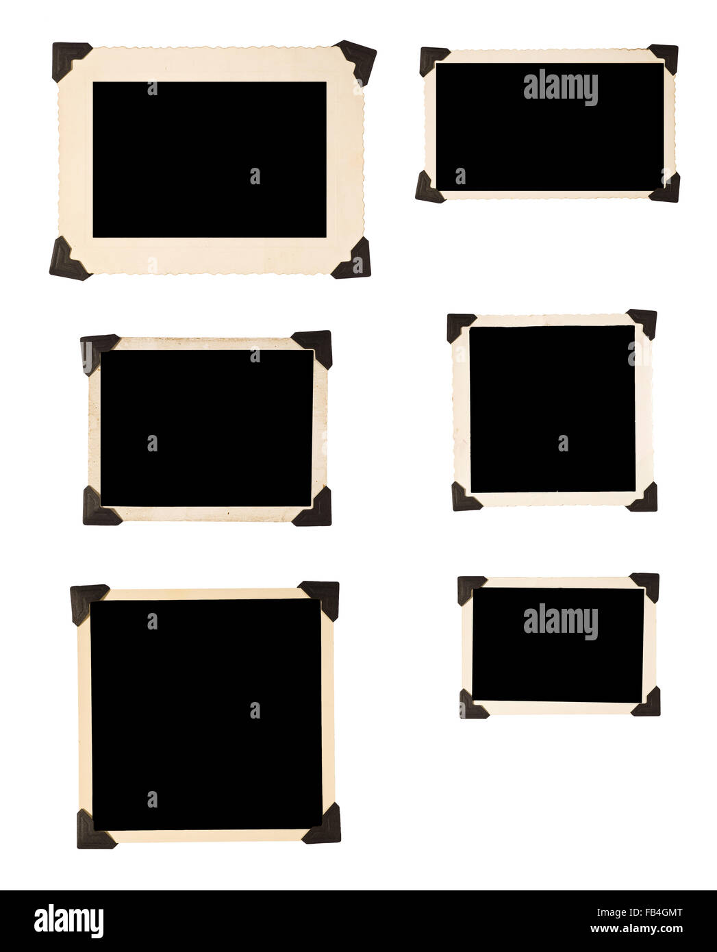 Photo Corner Tabs Clipart