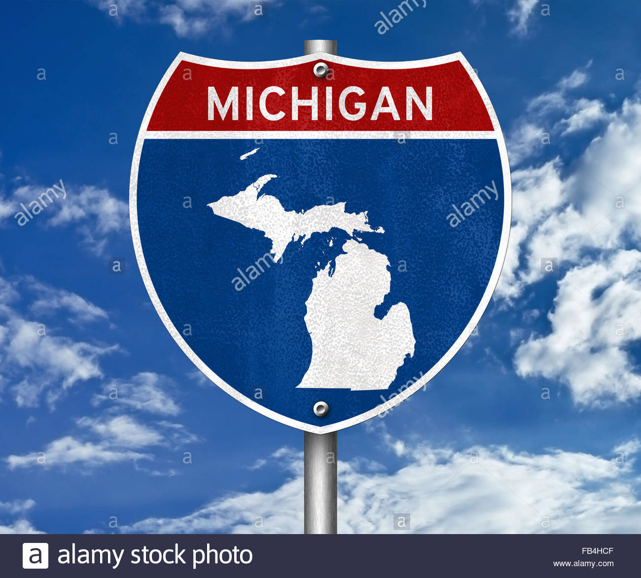 Michigan State Map Stock Photos & Michigan State Map Stock Images - Alamy