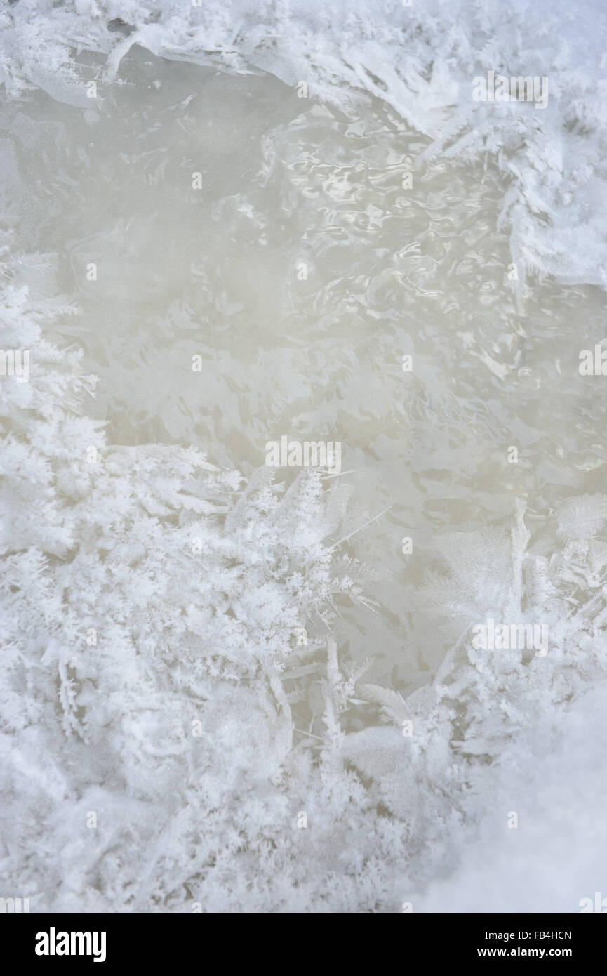 Close up background of ice Stock Photo - Alamy