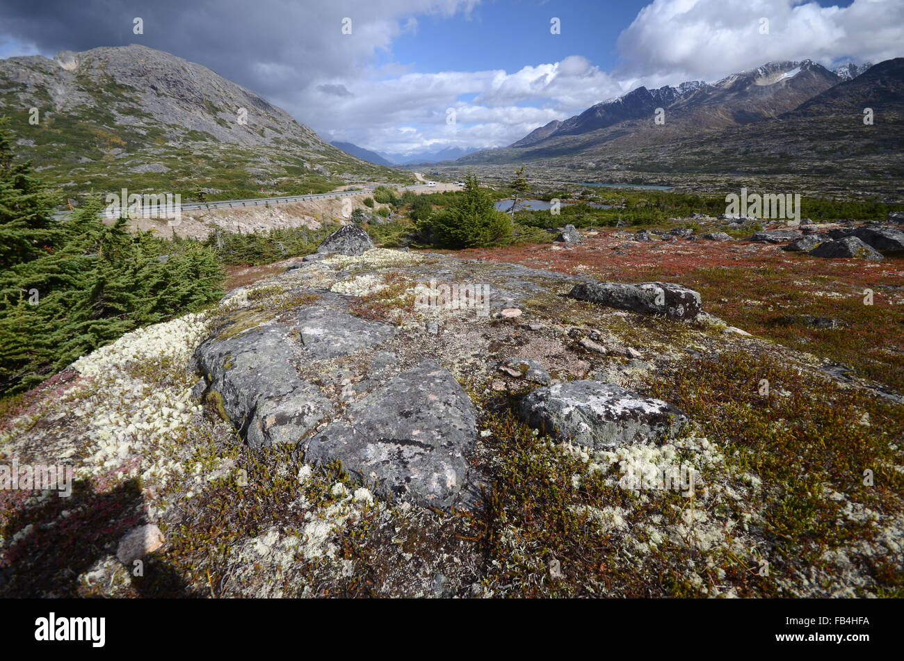 Yukon mountain landscape Stock Photo - Alamy