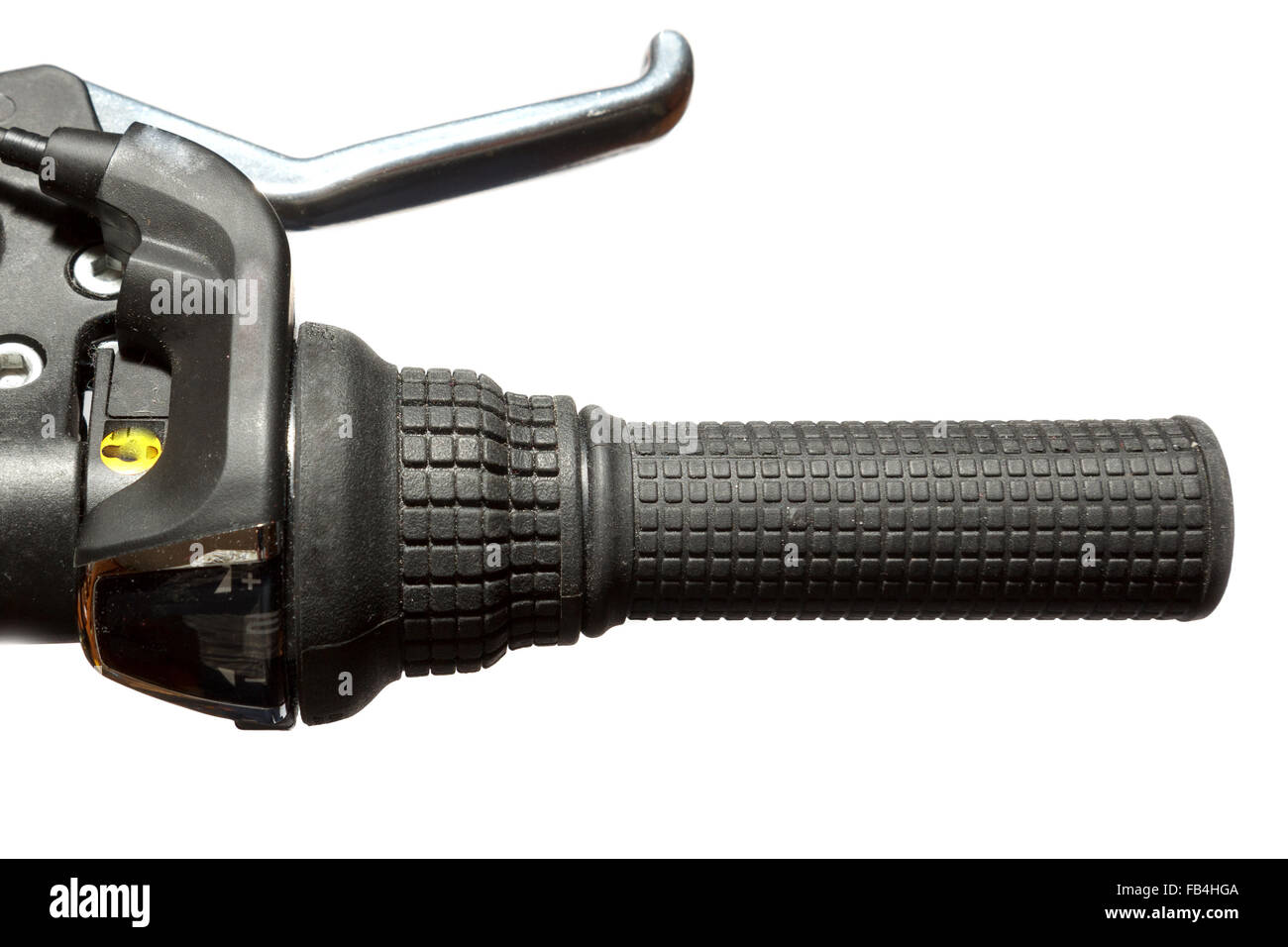 Black bicycle handle Stock Photo - Alamy