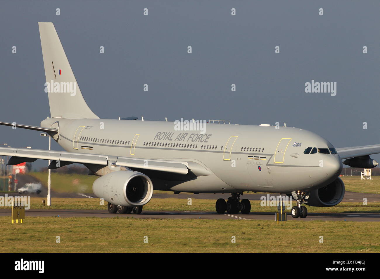 ZZ337, an Airbus Voyager KC2 of the Royal Air Force, taxis out for ...