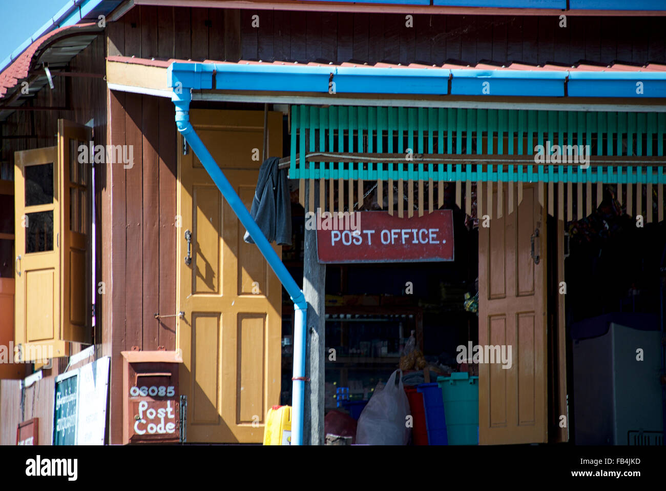 Burmese Post Office Stock Photo - Alamy