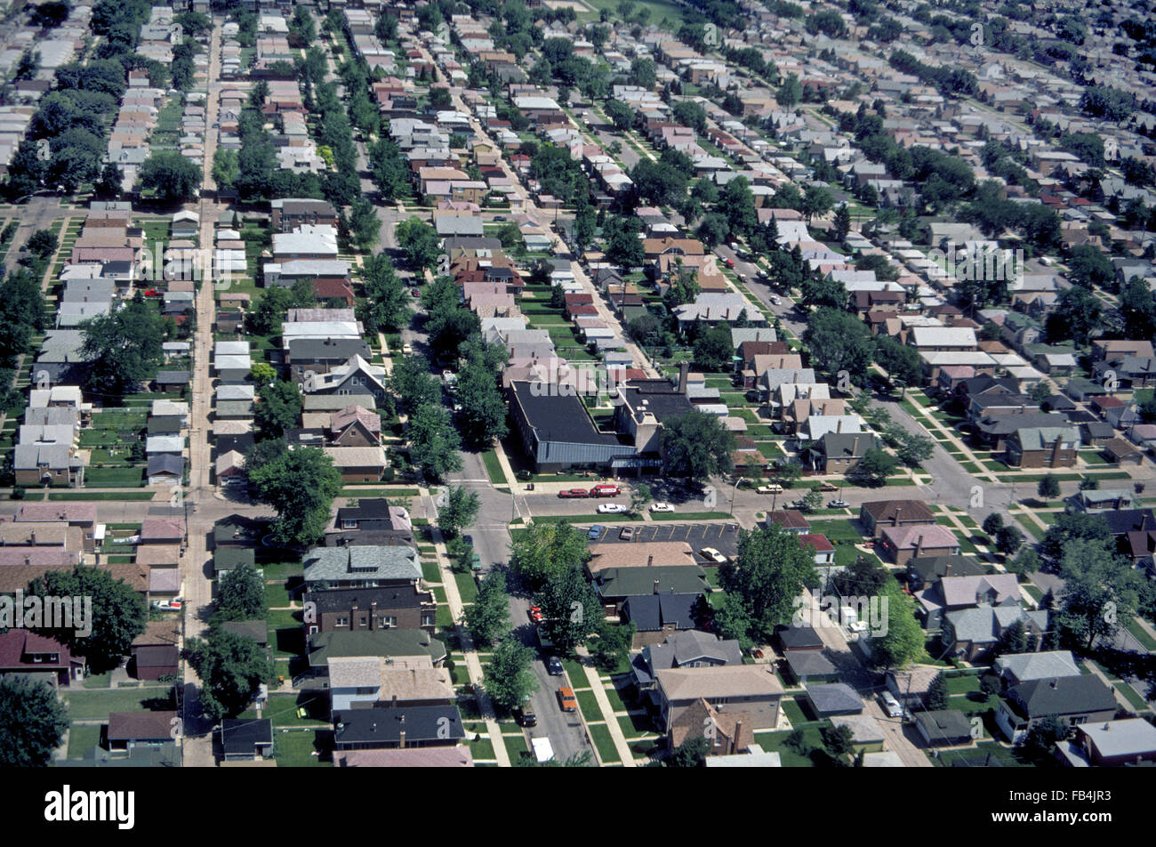 Aerial view of chicago greenery High Resolution Stock Photography and ...