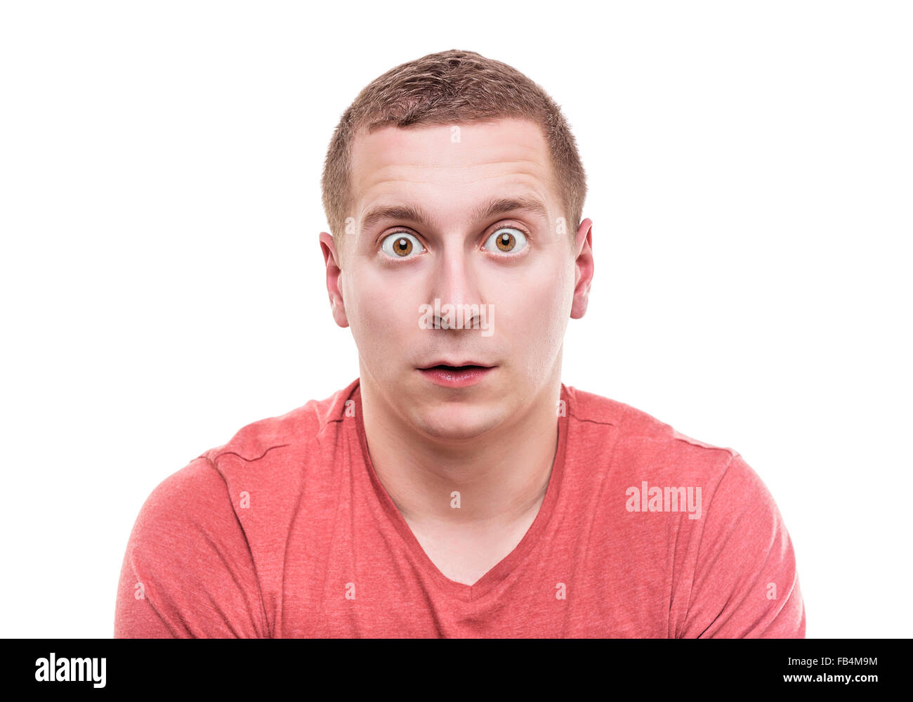 Handsome young surprised happy man hi-res stock photography and images ...