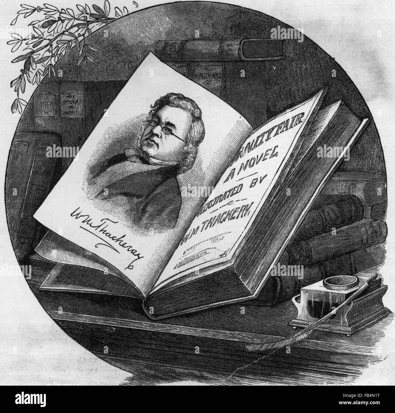 WILLIAM THACKERAY (1811-1863) English novelist Stock Photo - Alamy