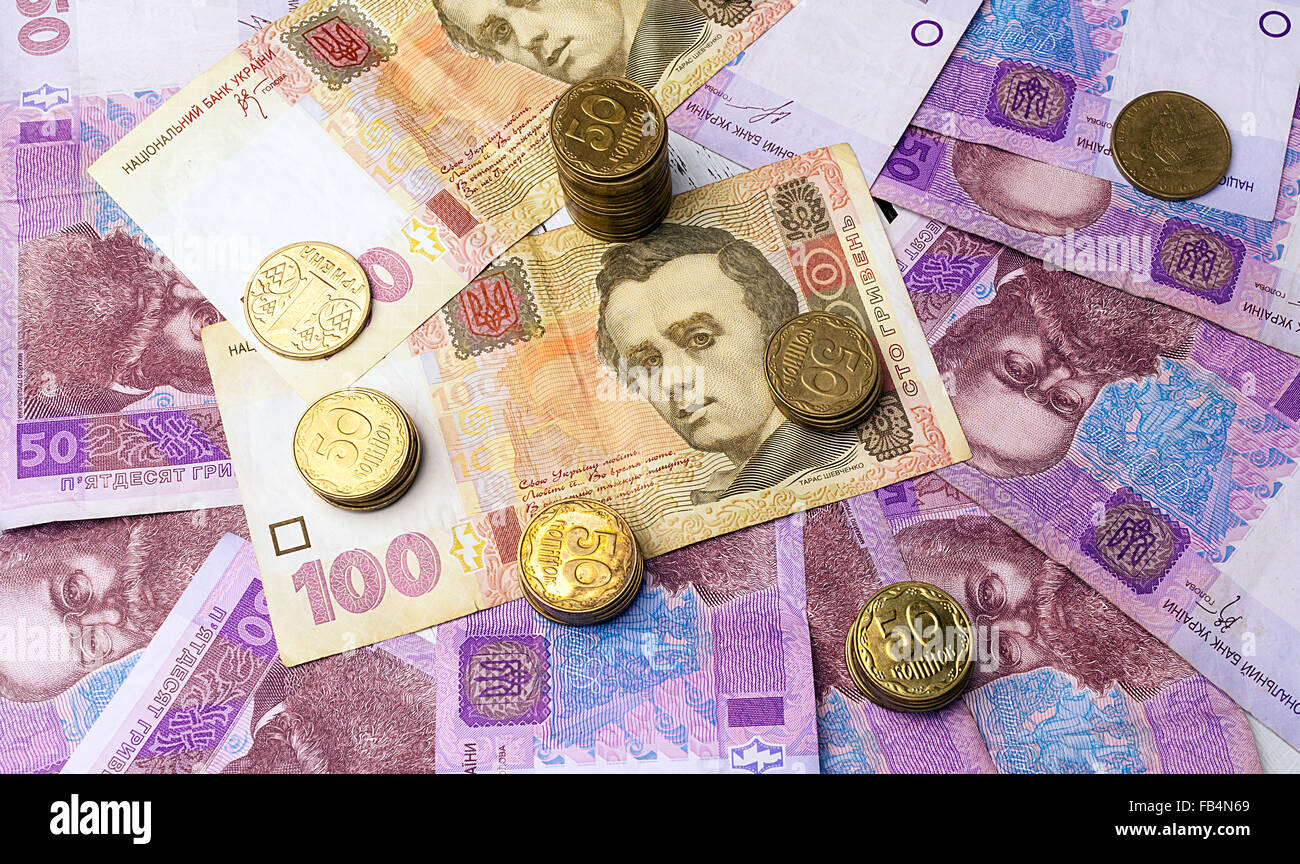Coins ukraine ukrainian one hryvnia hi-res stock photography and images ...