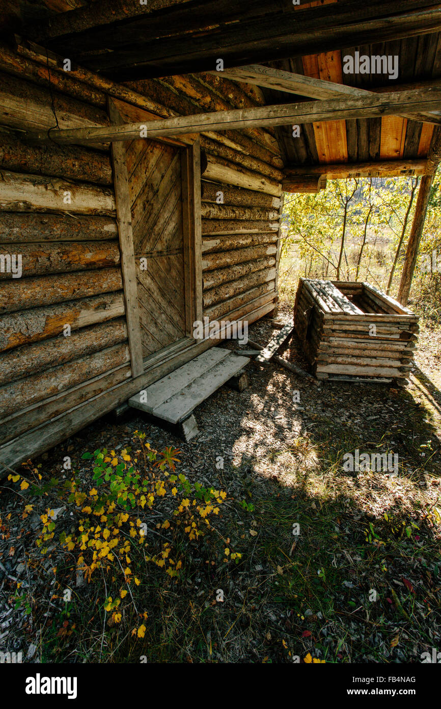 Old Wooden Cabin, First Ranger Cabin, Yoho Nationalpark, British ...