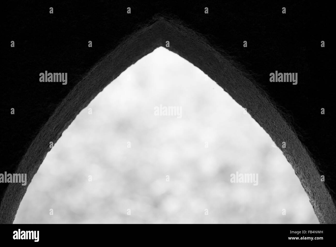 Gothic window arch Stock Photo - Alamy