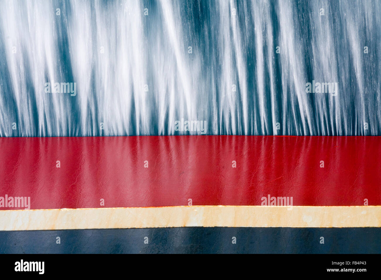 Stern of a ship sailing on the ocean Stock Photo - Alamy