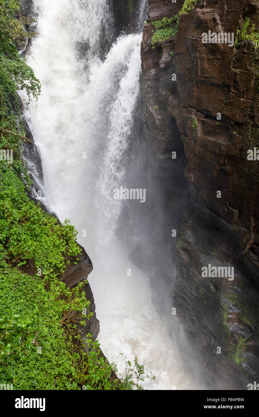 Iguazu waterfalls on border hi-res stock photography and images - Alamy