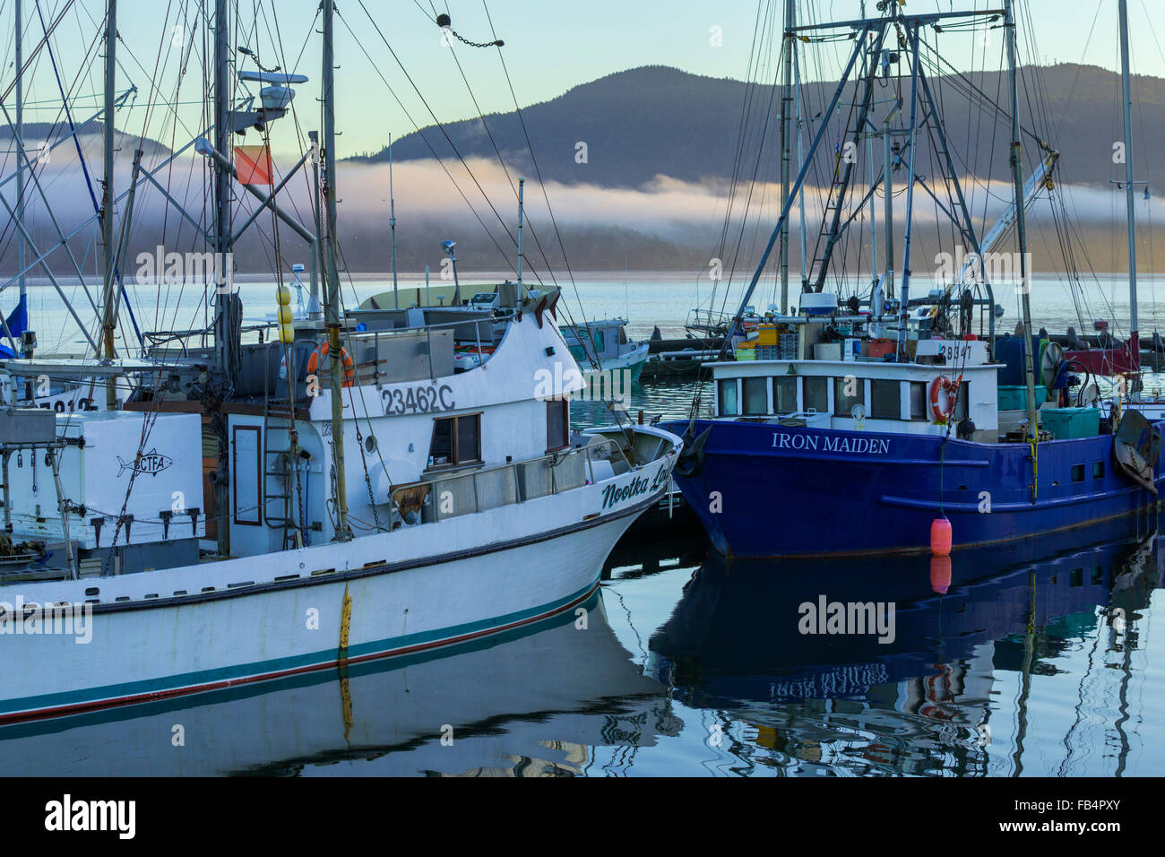 Cowichan Bay marina; Vancouver Island Stock Photo - Alamy